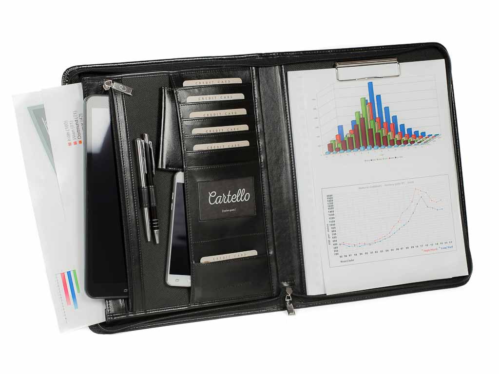 Schreibmappe MARCON - Stilvolle und elegante Mappe | Bag & Leather